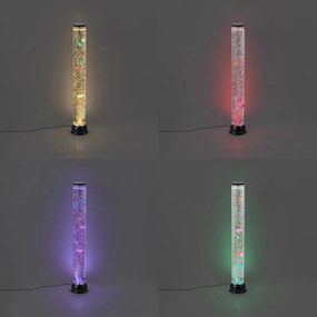 Bublinková trubice černá 90 cm vč. LED RGB - Zoop