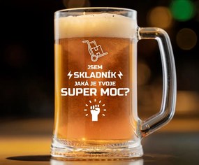 Dekorant Pivní půllitr pro skladníka SUPER MOC