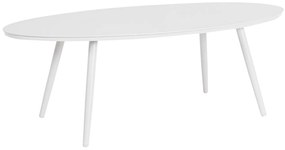 OnaDnes -20% Bílý kovový zahradní konferenční stolek Bizzotto Space 119 x 58 cm