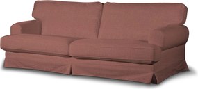 Potah na pohovku IKEA Ekeskog rozkládací barva hnědá látka pletený vzor