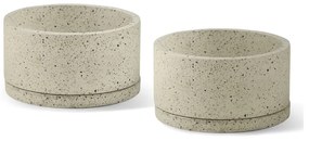 Betonové květináče v sadě 2 ks ø 30 cm Terrazzo – Bonami Selection