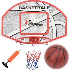 vidaXL 5dílná sada nástěnného basketbalového koše s deskou 66x44,5 cm [80352]