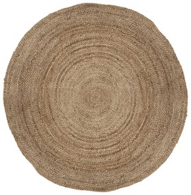 Jutový kulatý koberec, O 120 cm