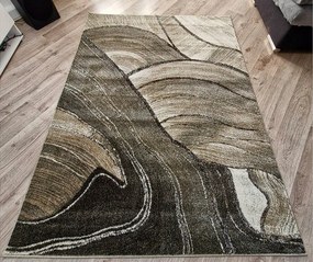 HU Béžovo-hnědý abstraktní koberec Rio 936-Beige-Fume Rozměr: 60x100 cm