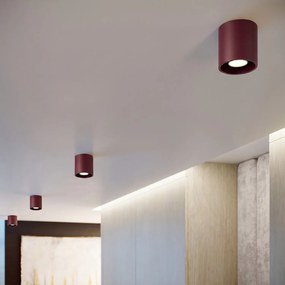 Sollux Lighting Stropní svítidlo ORBIS 1 bordó