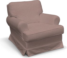 Potah na křeslo Barkaby barva růžová látka pletený vzor