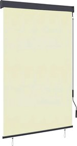 Venkovní roleta 120 x 250 cm krémová 145965