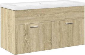 Koupelnová skříňka se zápustným umyvadlem dub sonoma 3324985