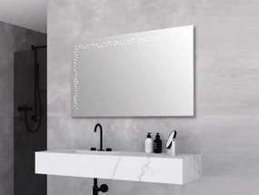 FURNIKA Koupelnové zrcadlo - SP7, 60x65 cm, LED osvětlení