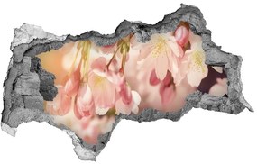 Wallmuralia Samolepící díra na stěnu Květy višně 95x73 cm