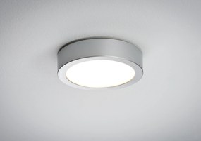 Paulmann 70653 Lunar, matně chromové stropní LED svítidlo, 12W LED 3000K, prům. 17cm
