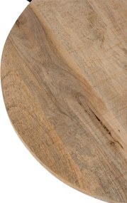 Černý barový stolek Barry - Ø 65*60cm