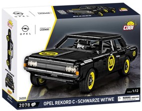 Stavebnice cobi 24333 opel rekord c schwarze witwe v měřítku 1:12