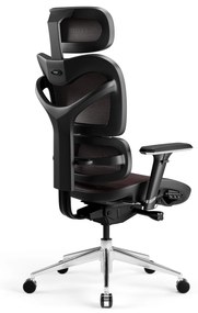 Ergonomická židle Diablo V-Commander: černo-bordová