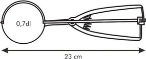 TESCOMA Mechanický porcovač PRESTO ø 6 cm