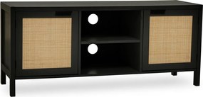Černý TV stolek 120x52x38 cm Sherman – Premier Housewares