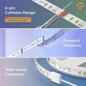 Meross Smart WiFi LED pásek / RGBWW / 5m