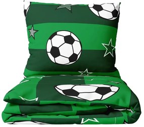 TipTrade s.r.o. Dětské povlečení Fotbal 140x200 + 70x90 cm