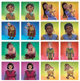JIRI MODELS Pexeso v sešitu Disney Přání s krabičkou a omalovánkou 4