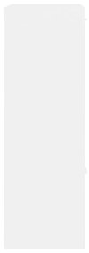 Petromila Úložná skříňka bílá 60 x 29,5 x 90 cm dřevotříska