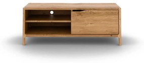 TV stolek z dubového dřeva v přírodní barvě 111x48 cm Twig – The Beds
