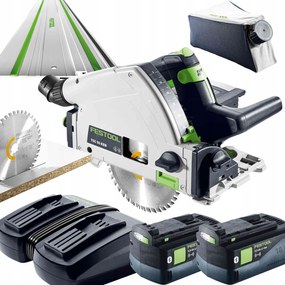 Festool Pila Zapušťovací Tsc 55 2 Akumulátory 5,0 Kolejnice 140 Cm Sada Max
