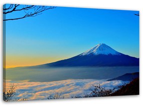 Gario Obraz na plátně Hora Fudži v modré barvě Rozměry: 60 x 40 cm