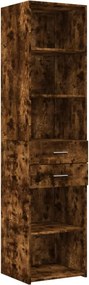 Skříň highboard kouřový dub 45 x 42,5 x 185 cm kompozitní dřevo 3281452
