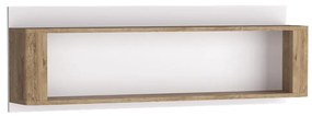 Obývací stěna LIVINIO | 5 dílů | 232,5 cm + 144 cm + 110x63 cm | sestava B | V CENĚ LED LIŠTY | ribbeck/bílá lesk
