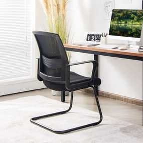 Costway Kancelářská židle net s opěradlem pojme až 136 kg – 60 × 54,5 × 94 cm
