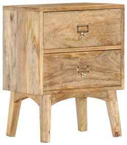 Noční stolek 40 x 35 x 55 cm masivní mangovníkové dřevo 286464