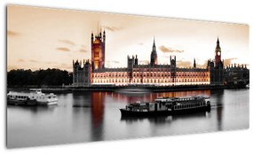 Panorama Londýna - obraz (100x40cm)