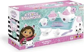 Smoby Gabby´s Dollhouse Čajový set s tácem / od 3 let