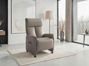 XXXLutz RELAXAČNÍ KŘESLO, kůže, šedá Sit & More - Online Only křesla & taburety - 0001440324F9