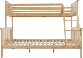 Patrová rozložitelná postel 90/140x200, přírodní, LUINI Kondela 0000235839