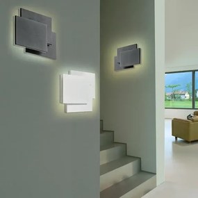 LED nástěnné svítidlo Clover square bílé
