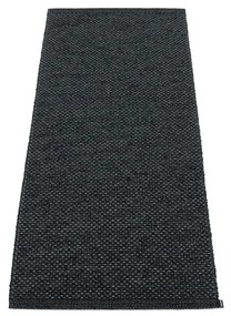 Vinylový koberec Pappelina SVEA Black Metallic/Black Velikost pappelina: 70x160 cm