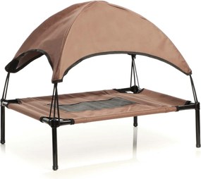 Lehátko pro psa fudajo – 60 × 45 × 16 cm, 15 kg, hnědá (61141)
