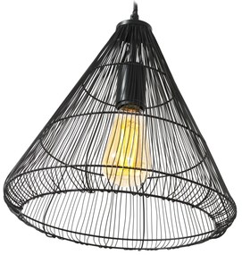 Toolight - Stropní svítidlo černý diamant 1xE27 LH2065, černá, OSW-00465