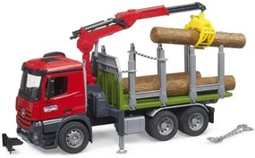 Bruder Přepravník na dřevo s hydraulickou rukou MB Arocs