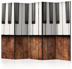 Paraván Inspired by Chopin - mahogany Dekorhome 225x172 cm (5-dílný)