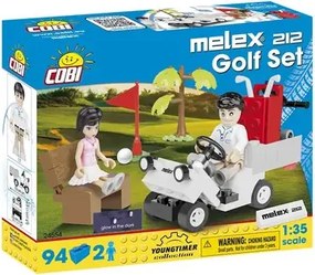 COBI 24554 MELEX golf vozítko / 94 kostek / 2 figurky / 1:35 / od 5 le