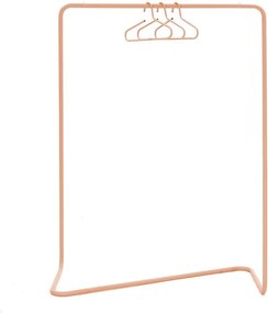 Ocelový stojan na oblečení v lososové barvě 118x160x57 cm Hang-On – Spinder Design