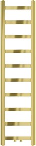 Mexen, koupelnový radiátor Mexen Bolt 1200 x 300 mm, 189 W, zlatý - W126-1200-300-00-50