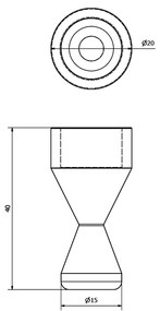 Sapho, Magnetický věšáček na topné těleso, chrom, 1301-11