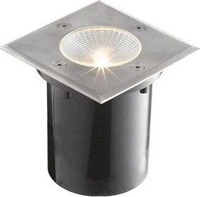 RED R10436 RIZZ čtvercová nerez 230V/350mA LED 3W IP65 3000K - RED - DESIGN RENDL