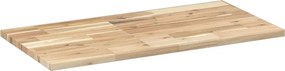 Plovoucí police 2 ks 100 x 40 x 2 cm neošetřené akáciové dřevo 3279400