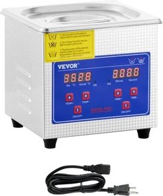 Ultrazvukový čistič 1,3 l Ultrazvukový čisticí stroj z nerezové oceli Digitální