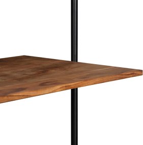 Nástěnný psací stůl 90 x 40 x 170 cm masivní akáciové dřevo 247694