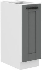 Kuchyňská skříňka LUNA bílá 30 D CARGO BB barva dvířek: šedá Dust